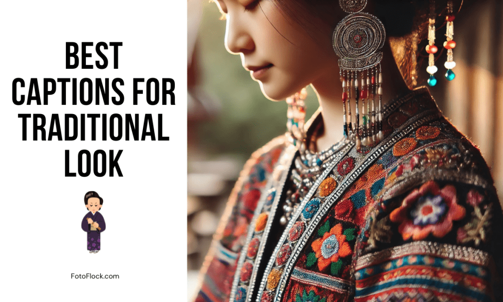 404 Best Captions for Traditional Look: Flaunt Your Ethnic Style ...