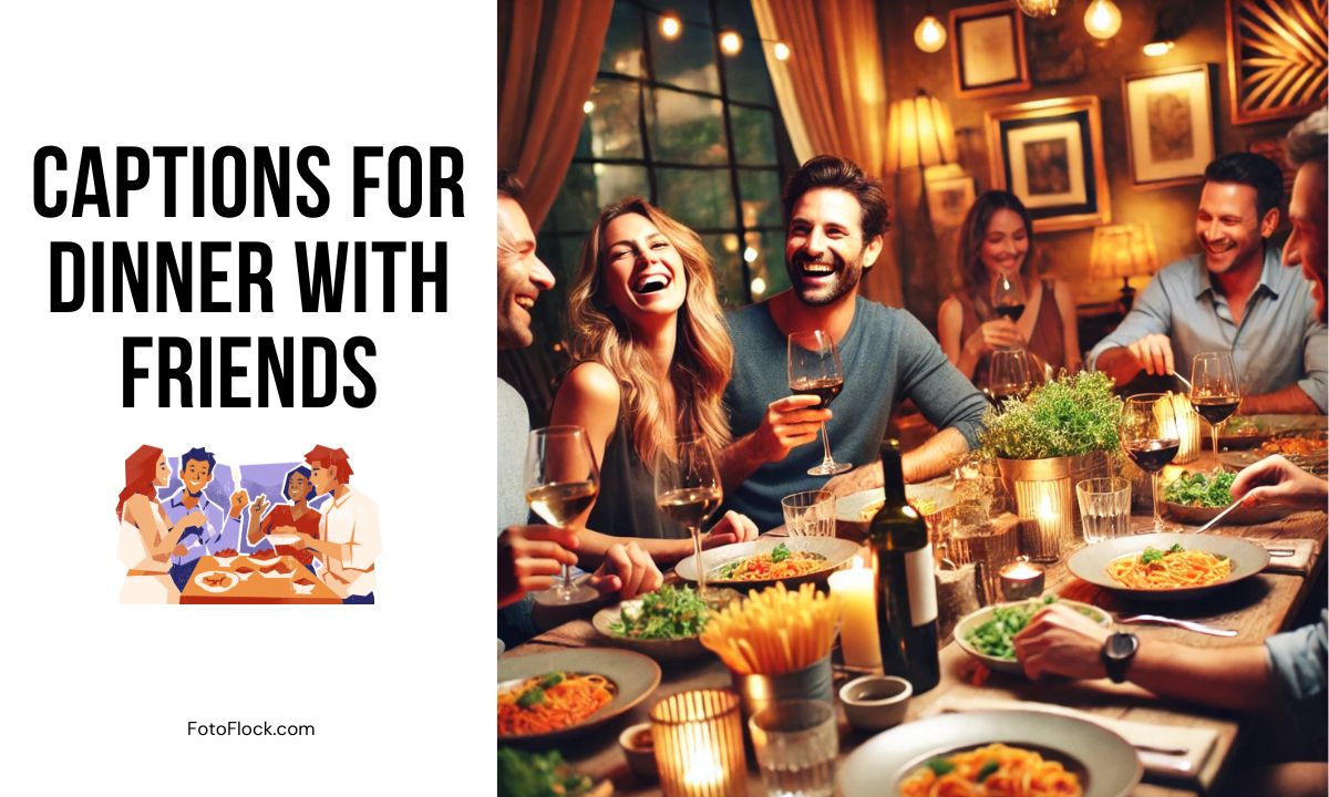 350+ Fun Captions for Dinner with Friends to Light Up Your Feed - Foto ...