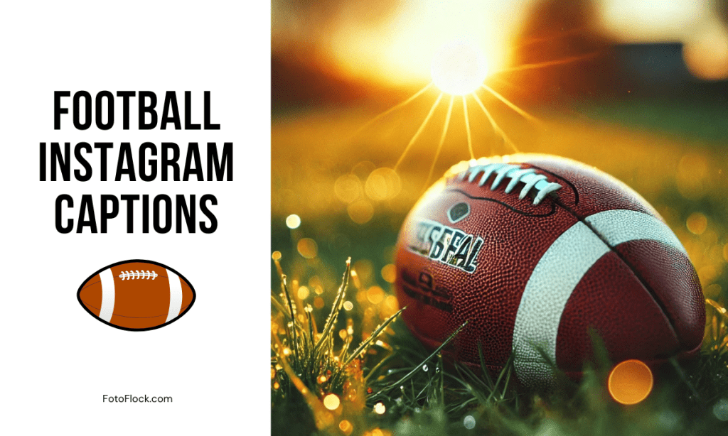 300 Football Instagram Captions to Score Big on Your Feed - Foto Flock