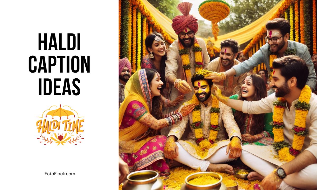 350+ Unique Haldi Caption Ideas to Brighten Your Celebration - Foto Flock