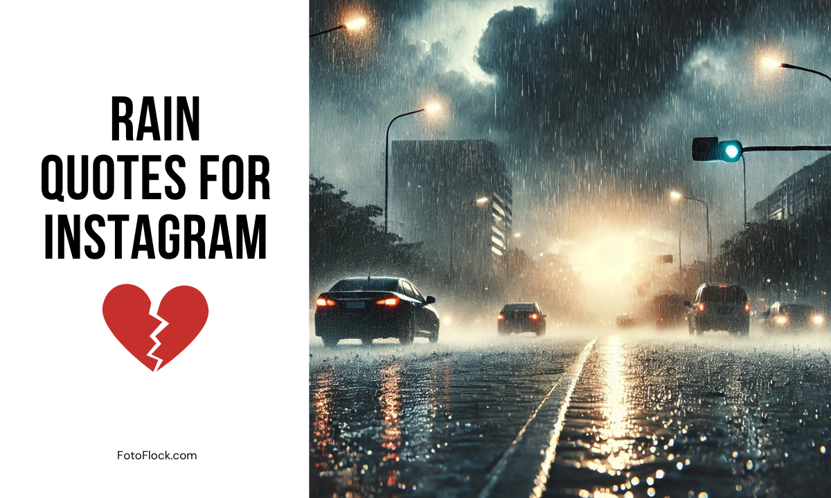 300+ Rain Quotes for Instagram to Spark Your Cloudy Day - Foto Flock
