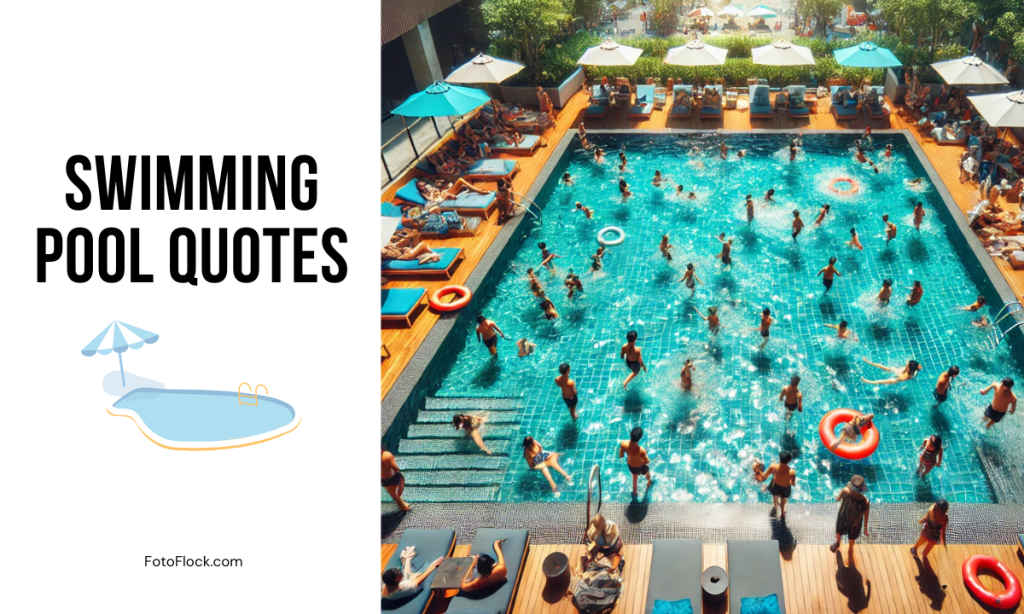 Swimming Pool Quotes: Dive Into 401 Captions That Make Waves – Foto Flock