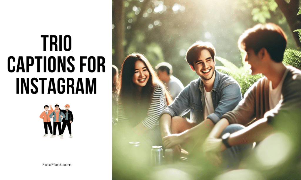 300 Best Trio Captions for Instagram to Show Your Bond - Foto Flock