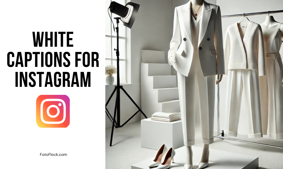 300 Best White Captions for Instagram to Shine Bright - Foto Flock