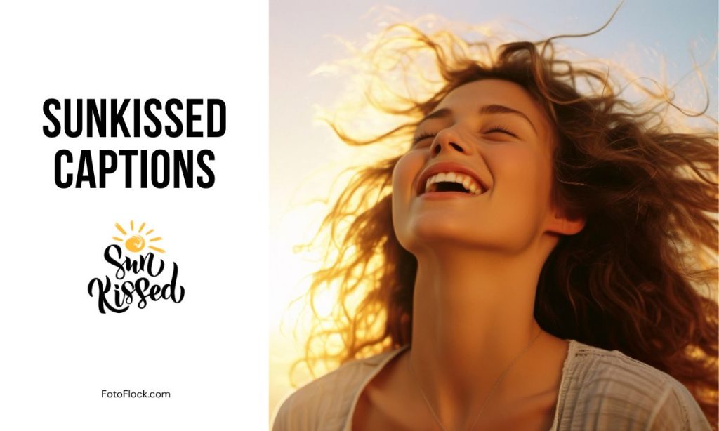 500+ Sunkissed Captions: Radiate Your Glow with Perfect Words - Foto Flock