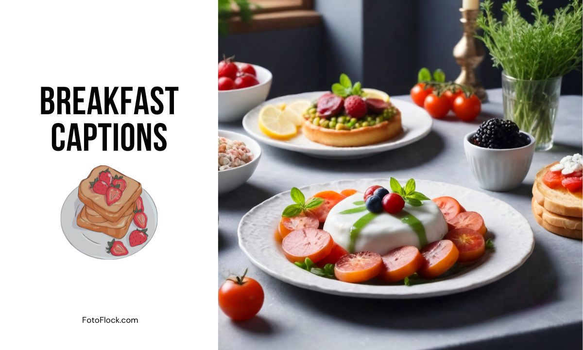 500+ Breakfast Captions to Start Your Day with Flavor & Fun! - Foto Flock