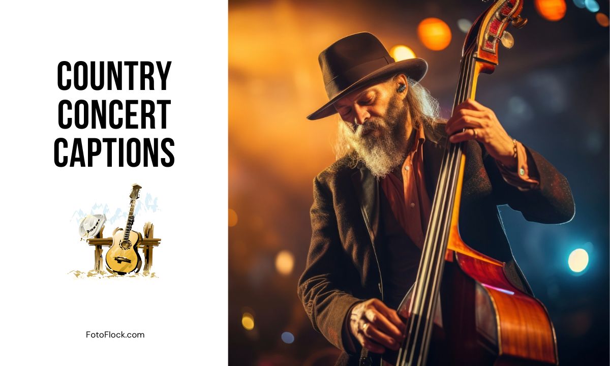 500+ Country Concert Captions: The Best Lines for Your Photos - Foto Flock